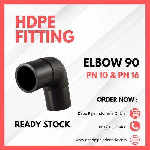 Jual ELBOW 90 Butt Fusion PN10 Fitting PIPA HDPE - DN 75x90 - Kota ...