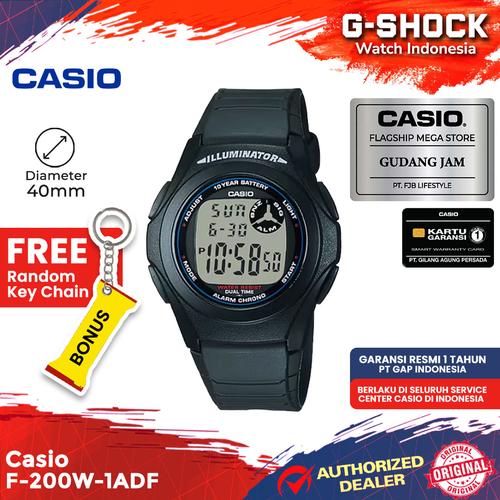 Promo Casio General F-200W-1ADF F-200W F-200 F200W F 200W - Kota ...