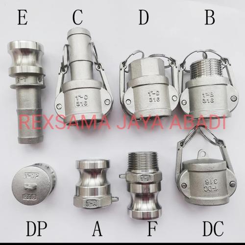 Jual CAMLOCK 4 INCH / 400 ALUMINIUM - B - Jakarta Barat - Rexsama jaya ...