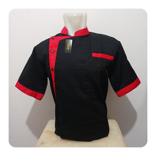 Jual baju koki, seragam chef, seragam pramusaji atau waiters 12 - Merah ...