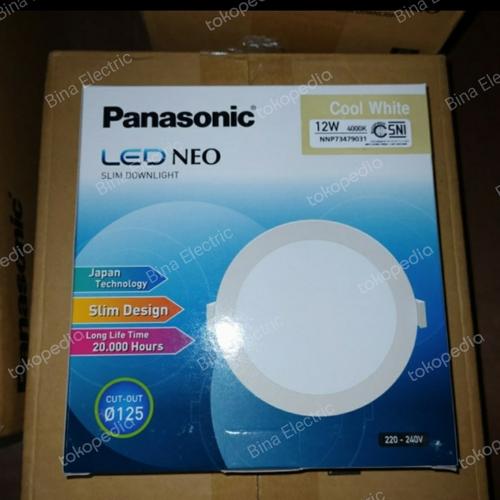 Jual Lampu LED Neo Slim Downlight Panel Panasonic Inbow 12w 12watt 12 ...