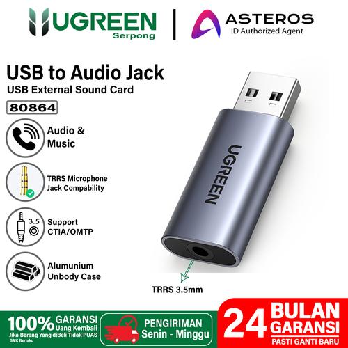 Jual UGREEN Sound Card External 2in1 USB To Jack 3.5mm Audio Adapter 80864 - 80864 - Kab ...