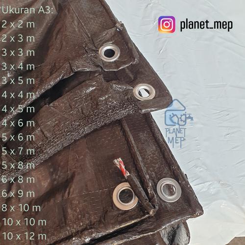 Jual TERPAL PLASTIK A3 UKURAN 3x3 COKELAT BB - Kota Denpasar - Planet ...