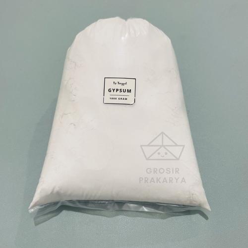 Jual Bubuk Casting Gypsum Premium 1kg Putih White Semen Gipsum Powder 1 ...