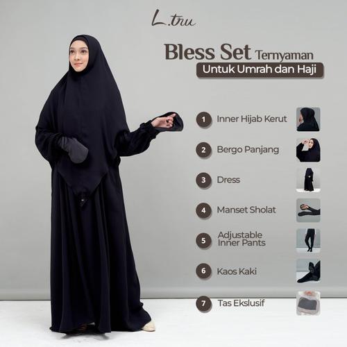 Jual L.tru - Pakaian Haji dan Umroh Dress Bless Set Package | Pakaian Ihram - Off White, 2 ...