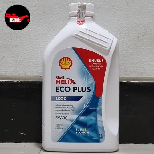 Jual Oli SHELL Helix Eco Plus 5w30/5w-30 Full Synthetic LCGC (1L ...