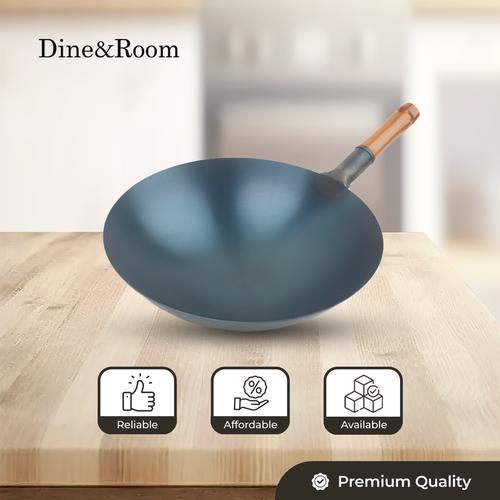 Jual Single Handle Wok 40 cm / Iron Wok With Handle / Wajan Besar ...