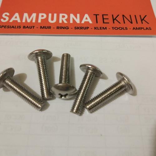 Jual Baut JT Obeng Payung Stainless m4x15 (4mm x 15mm) - Kota Bandung ...
