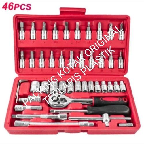 Jual GF Kunci Socket 46 Pcs 1/4" + Obeng ock Tool Kit Set - Jakarta Utara - sentosacollection02 ...