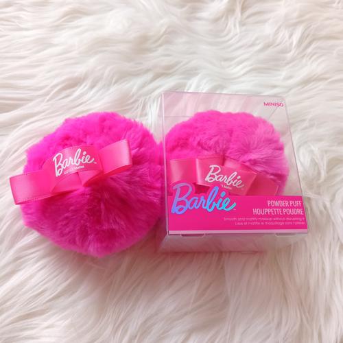 Jual Puff Bedak Cantik - Miniso Barbie Collection Large Powder Puff ...