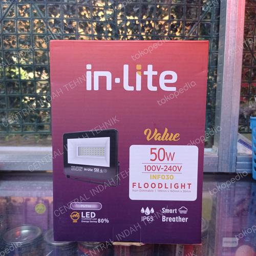 Jual lampu sorot taman inlite in-lite 50w 50 watt INF030 floodlight ...