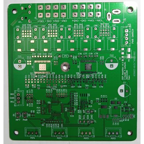 Jual PCB DSP ADAU1701 2 input 4 channel output dengan power amp ...