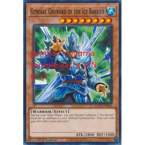 Jual General Grunard of the Ice Barrier | Rarity | Yugioh OCG TW01 JP020 - NPR - Jakarta Barat ...
