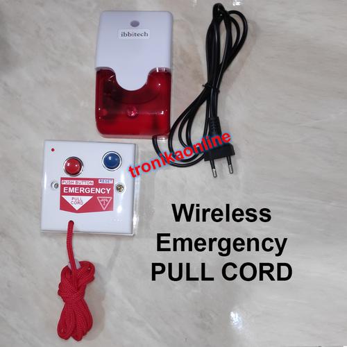 Jual EMERGENCY PULL CORD ALARM DISABLED toilet Panic button WIRELESS ...