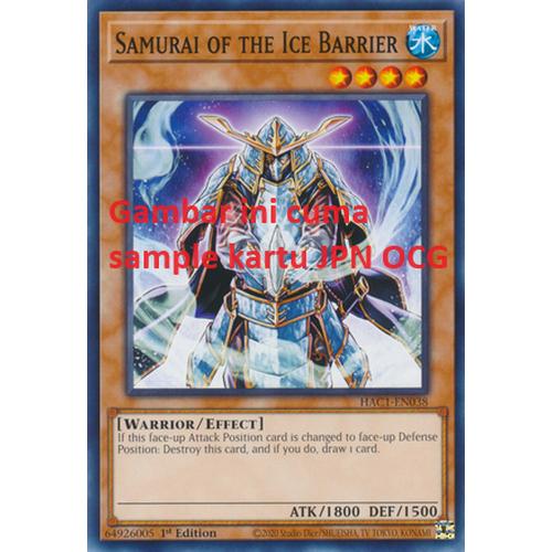 Jual Samurai of the Ice Barrier | Rarity | Yugioh OCG TW01 JP016 - NORMAL - Jakarta Barat ...