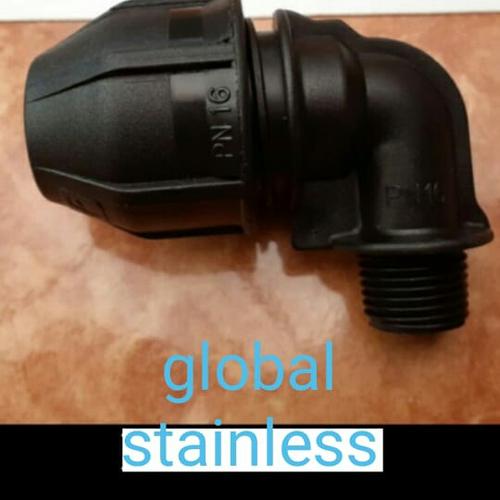 Jual male elbow Hdpe 25mm x 1"inch /fitting male Thread elbow Hdpe ...