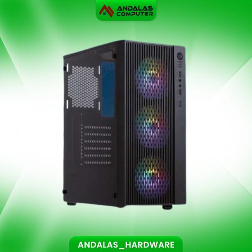 Jual Casing Pc Power Up Raptor Sentinel Mid Tower Atx With 3 Fan Case ...