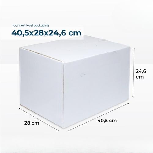 Jual kardus packing jumbo box oleh oleh dus karton putih polos 40x28x24 ...