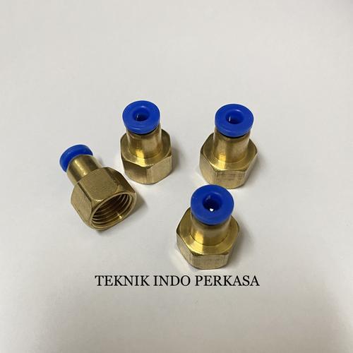 Jual MPCF 12 - 02 FITTING PNEUMATIC LURUS FEMALE 12MM DRAT 1/4 ...