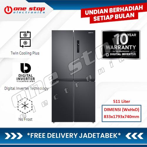 Promo SAMSUNG RF48A4000B4 Kulkas Multi Door Twin Cooling Plus 511L Cicil 0% 3x - Jakarta Utara ...