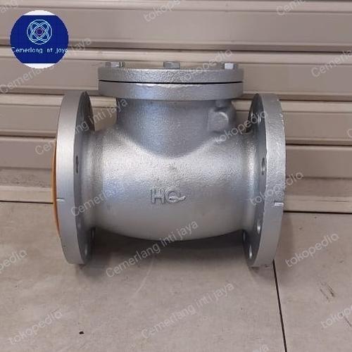 Jual Swing Check Valve HQ Cast iron Jis 10k DN150 / Check Valve HQ 6 ...