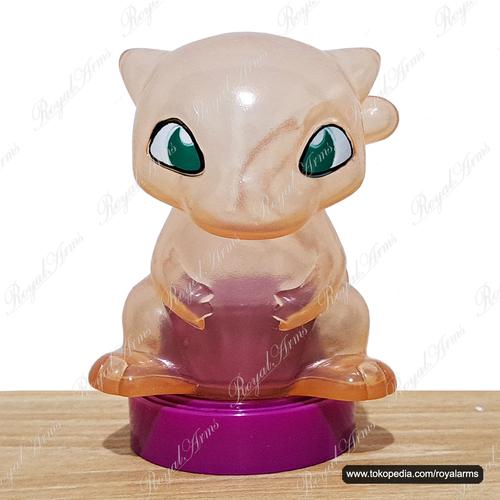 Promo Pokemon Mew Clear Piggy Coin Bank Stamp Figure Japan Vintage ...