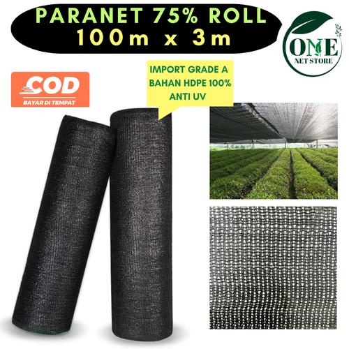 Promo JARING PARANET 75 % / SHADING NET | ANTI UV | GRADE A ( 1 ROLL ...