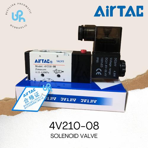 Jual AIRTAC 4V210-08 SOLENOID VALVE - DC24 - Jakarta Barat - Bestlink ...