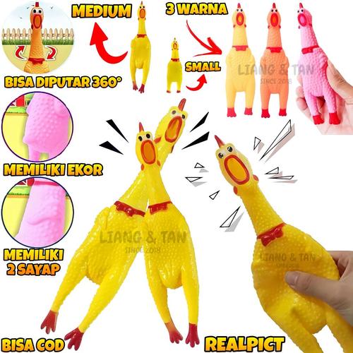 Jual Mainan Anak Screaming Chicken Ayam Bunyi Teriak / Mainan Anak ...