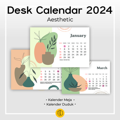 Jual Kalender Meja 2024 Motif Daun - Kota Depok - MejengDinding | Tokopedia