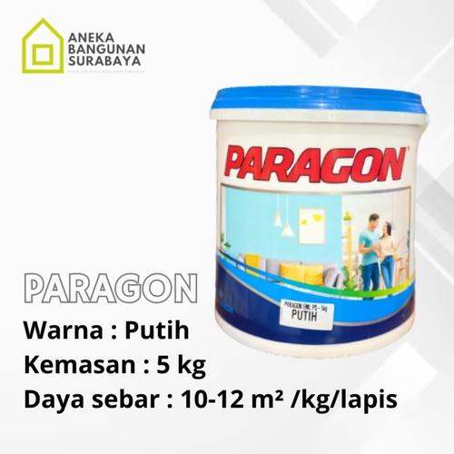Jual Cat Tembok Paragon Putih 5kg - Daya Sebar 12m²/kg - Paint ...