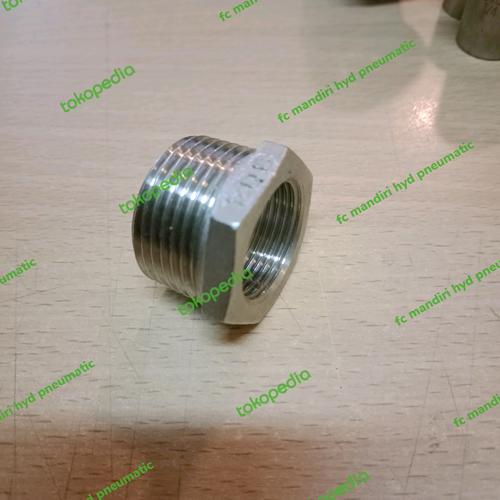 Jual VLOCK RING / BUSHING STAINLESS SS 304 21/2" MALE X 2" INCH FEMALE ...