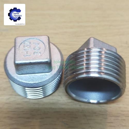 Jual Plug Stainless SS304 Dop Drat Luar/ Plug Dop Drat Luar - 1/8 Inch ...