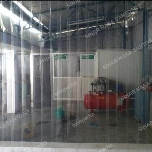 Jual Tirai Pvc Clear Pvc Strip Curtain Tirai Plastik Ukuran 4m x 4m ...