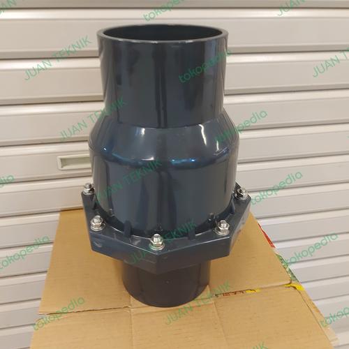 Jual flap check valve pvc socket 1" inch / swing check valve pvc 1 ...