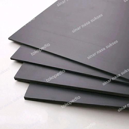 Jual Plat PVC abu-abu lembaran 3mm x 30cm x 50cm Plat PVC gray lembaran ...