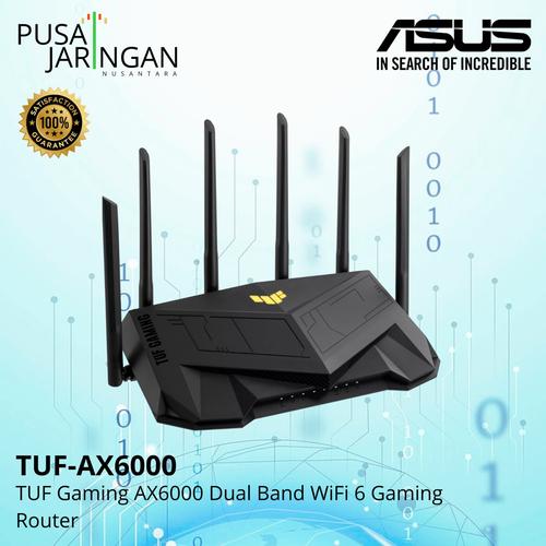 Jual ASUS TUF-AX6000 TUF Gaming AX6000 Dual Band WiFi 6 Gaming Router ...