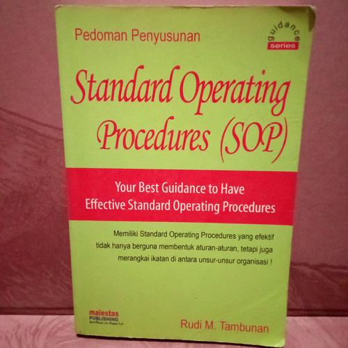 Jual Buku Original STANDARD OPERATING PROCEDURES (SOP) by Rudi M ...