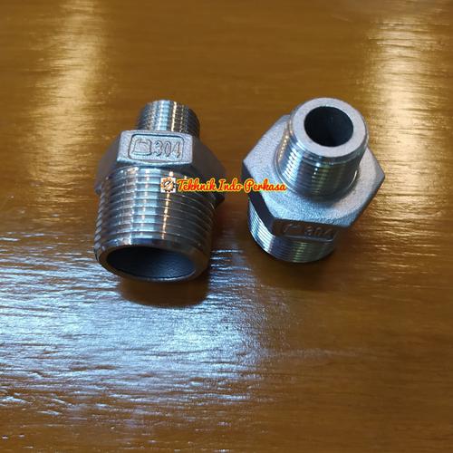 Jual Reducer Nepel Stainless SS304 1 1/2 x 1" Inch / Double Nepel ...