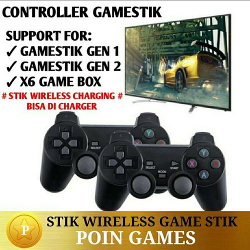 Jual Wireless Controller Game Stik Gamepad Controller X6 Game Box Stik ...