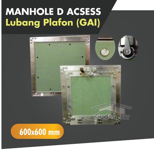 Jual manhole / mainhole 600 x 600 mm / gypsum plafon wr 12 mm / d ...