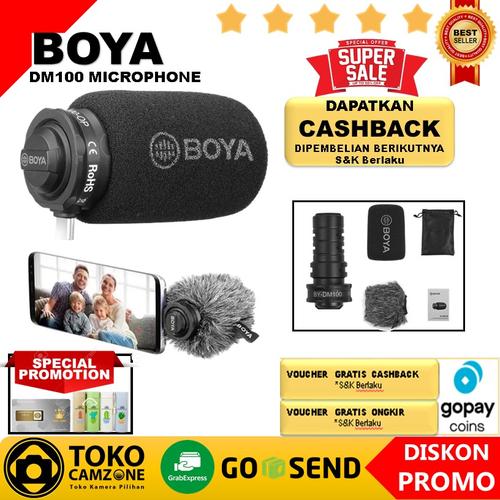 Promo Boya by-dm100 usb Type-c Stereo mic microphone - Jakarta Selatan - Tokocamzone | Tokopedia