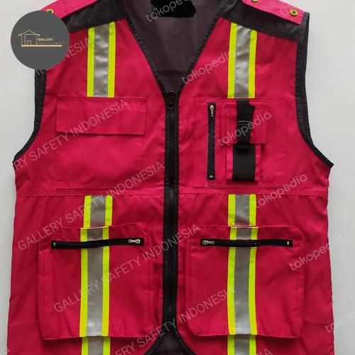 Jual ROMPI SAFETY BAHAN TASLAN MERAH SCOTLIGHT 3M KOMBINASI - Jakarta ...