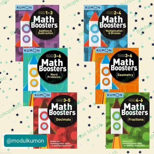 Jual Booster KUMON ori buku matematika banded latihan soal praktis ...