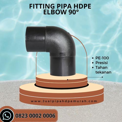 Jual Elbow Pipa Hdpe 90 derajat PN16 - Knee Pipa Hdpe Butt Fusion - 4 ...
