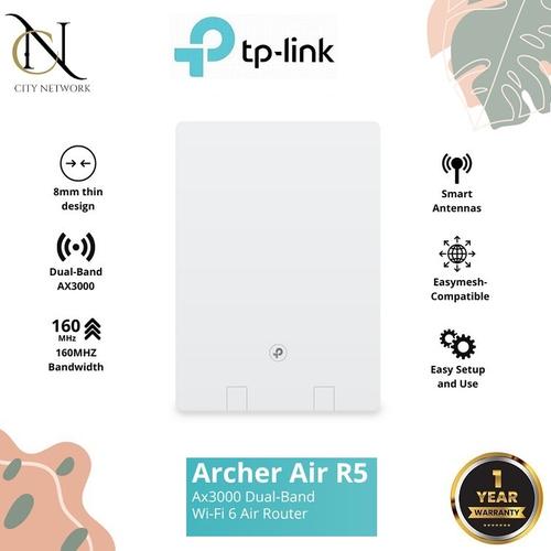 Jual TPLink Archer Air R5 AX3000 Dual-Band Gigabit Wi-Fi 6 Air Router ...