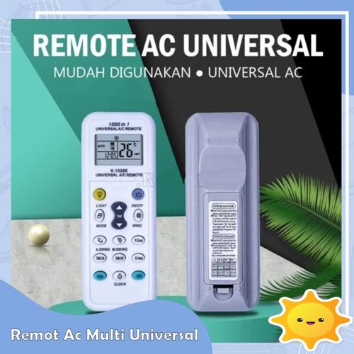 Jual Remot AC Multi Universal Remote Air Conditioner Semua Merek Merk ...