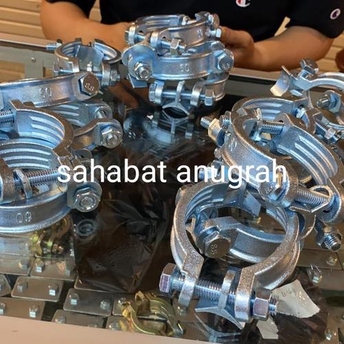 Jual clamp besi heavy duty 12" // klem double bolt SL-1275 - Jakarta ...