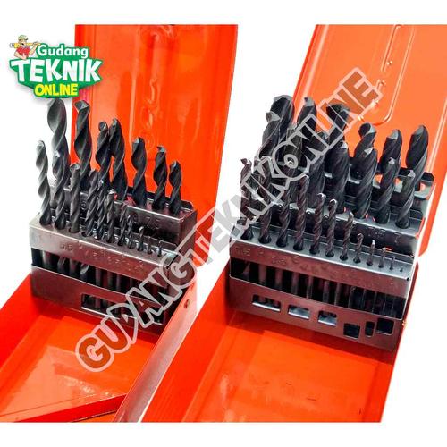 Jual Mata Bor SET Besi Kayu 19pcs 25pcs 504-004 504-005 IDEKU HSS Drill Bit - 25pcs 504-005 ...