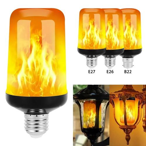 Jual Lampu Hias LED nyala api Flickering Flame E27 3 Watt - Kuning ...